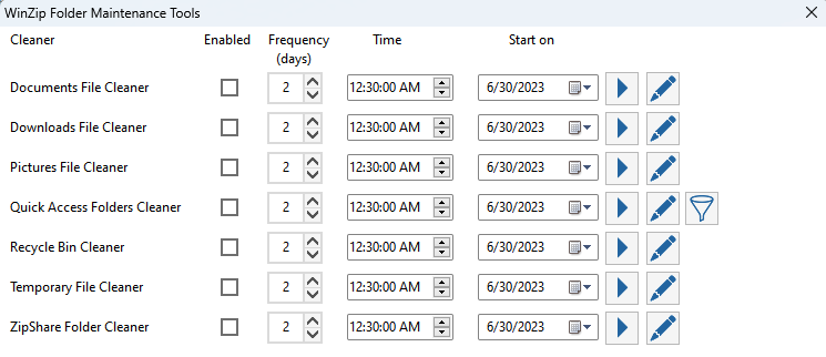 KB Corel: Work with WinZip background tools